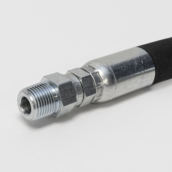 MPX-04-04 Fitting | 1/4" NPT Male Swivel for 1/4" Hose